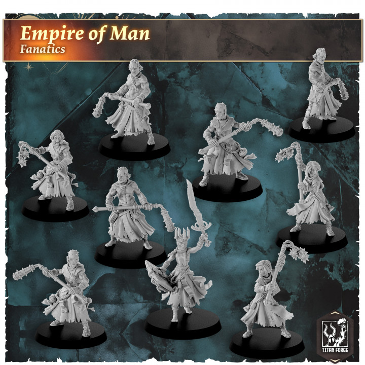 3D Printable OPR Army - Empire of Man by Titan Forge Miniatures