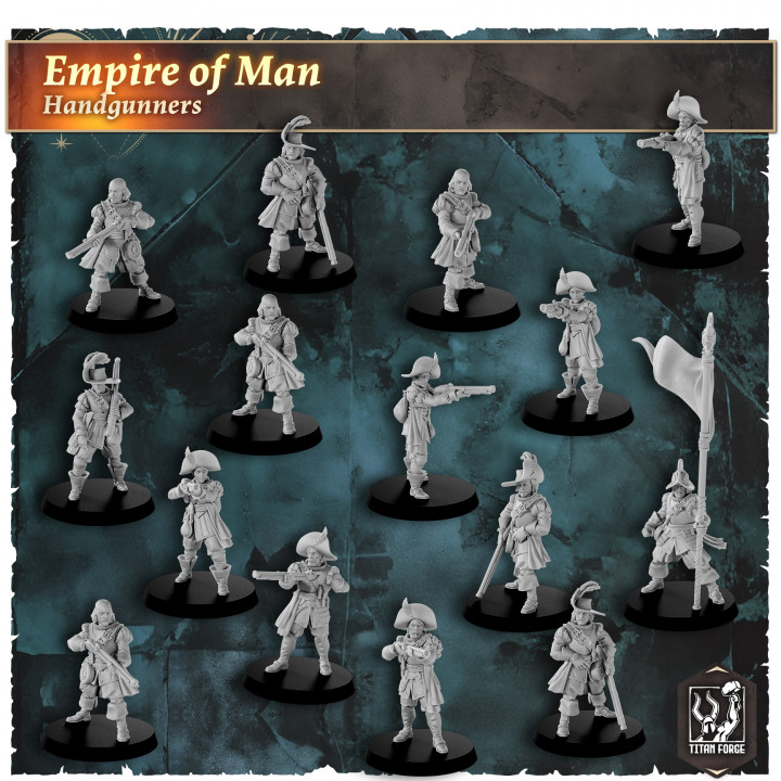 3D Printable OPR Army - Empire of Man by Titan Forge Miniatures