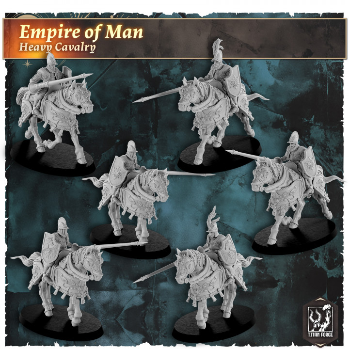 3D Printable OPR Army - Empire of Man by Titan Forge Miniatures