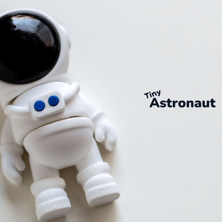3D Printable Tiny Astronaut by ZOU3D