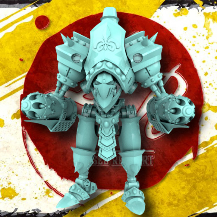 3D Printable Lesser Holy Steamknight by LeesedRenfort