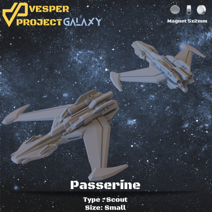 3D Printable Passerine by Vesper Project