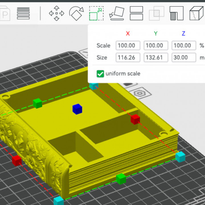3D Printable Necromancer's Tome - Dice Rolling Tray & Storage by FatesEnd
