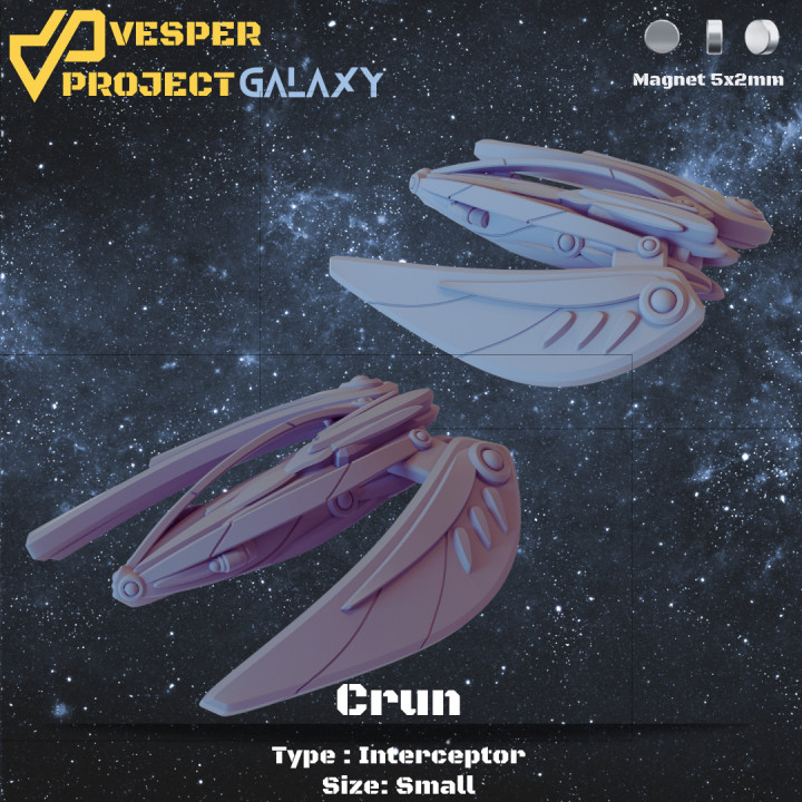 3D Printable Crun by Vesper Project