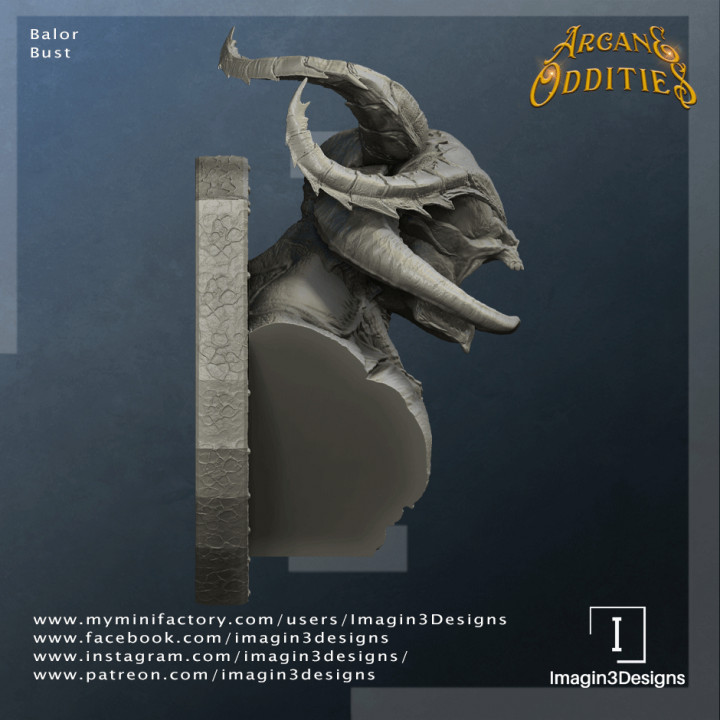 3D Printable Balor Bust by Imagin3Designs