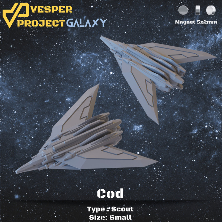 3D Printable Cod by Vesper Project