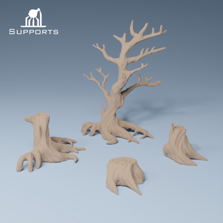 3D Printable Trees 1 by The King of Bits