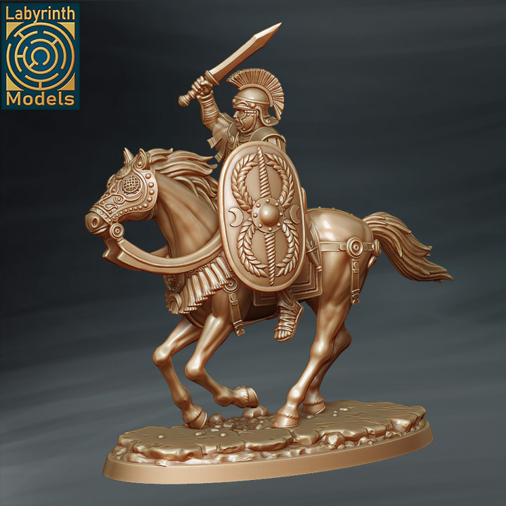 3D Printable Aquila Equites - 32mm scale by Labyrinth Models