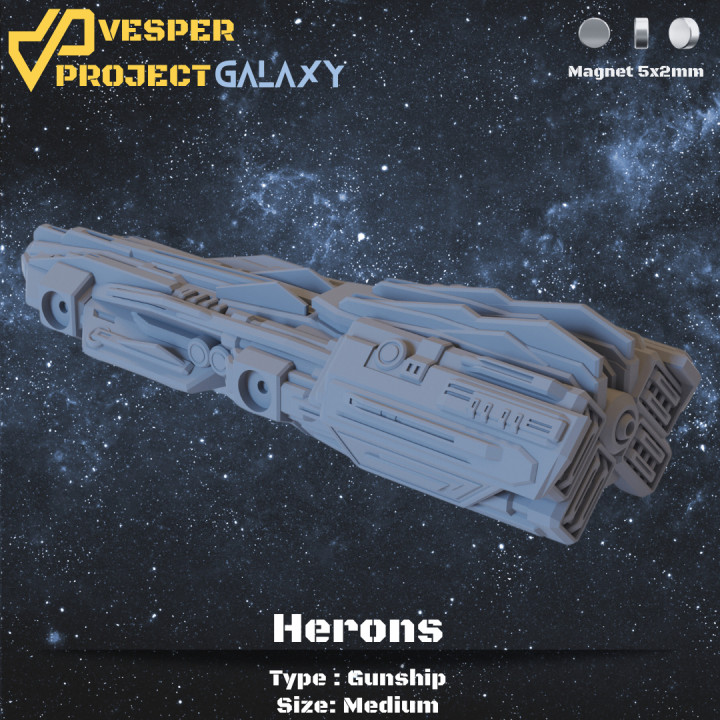 3D Printable Herons by Vesper Project