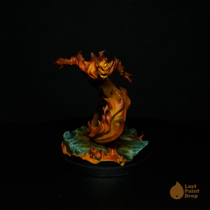 3D Print of Four fire elementals (M & L size) by velizarnikolov