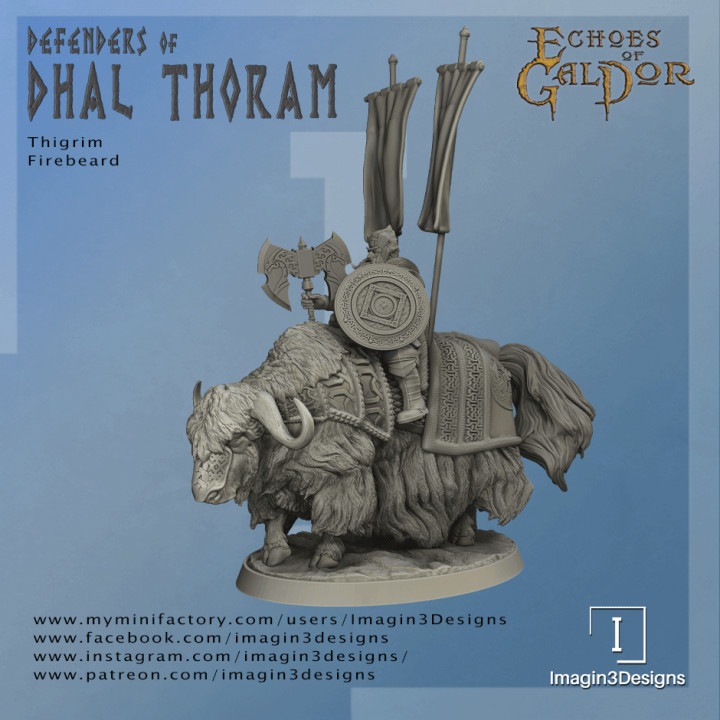 3D Printable Defenders of Dhal Thoram COMPLETE SET by Imagin3Designs