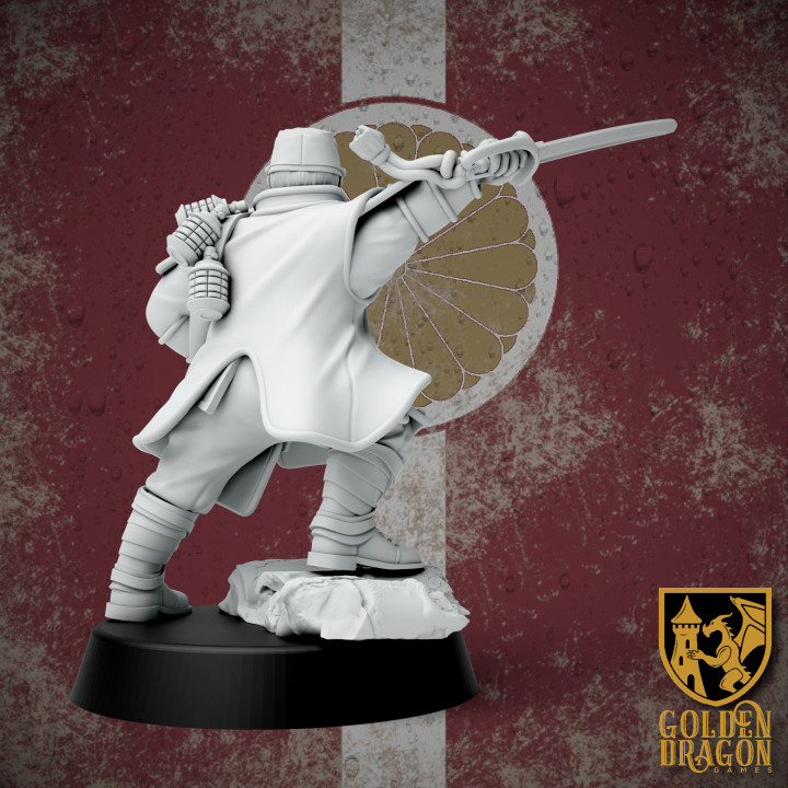 3D Printable Empire of Japan - Captain Higuchi Ryuusuke by Golden ...