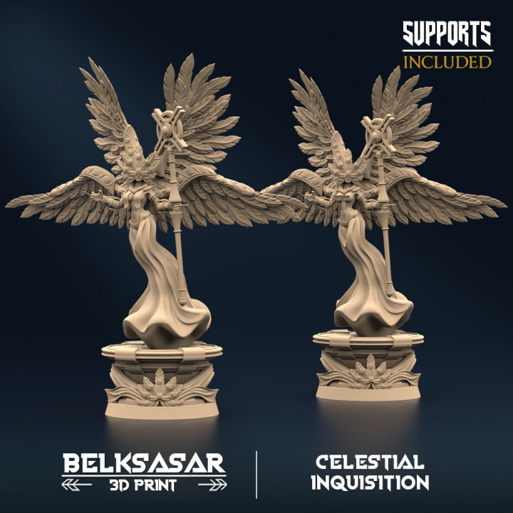 3D Printable Celestial Inquisition - Arcanist by Belksasar