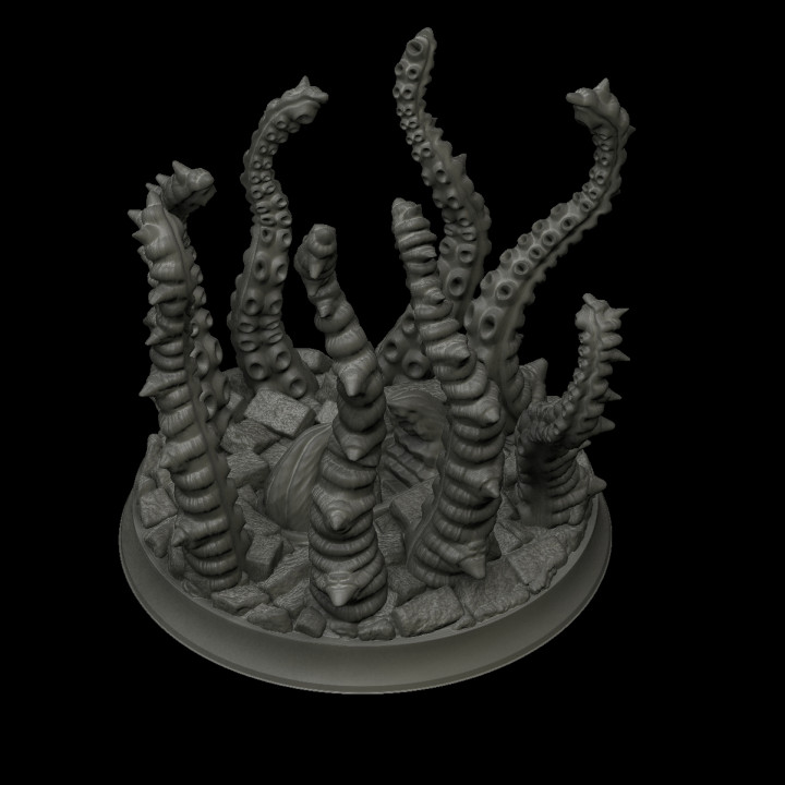 3D Printable Rocktapus by Marzbar-the-Creator