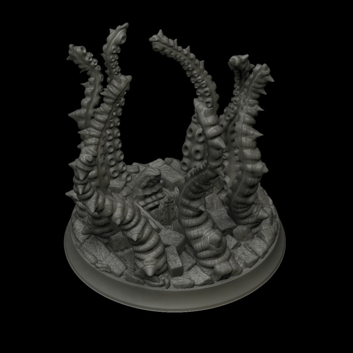 3D Printable Rocktapus by Marzbar-the-Creator