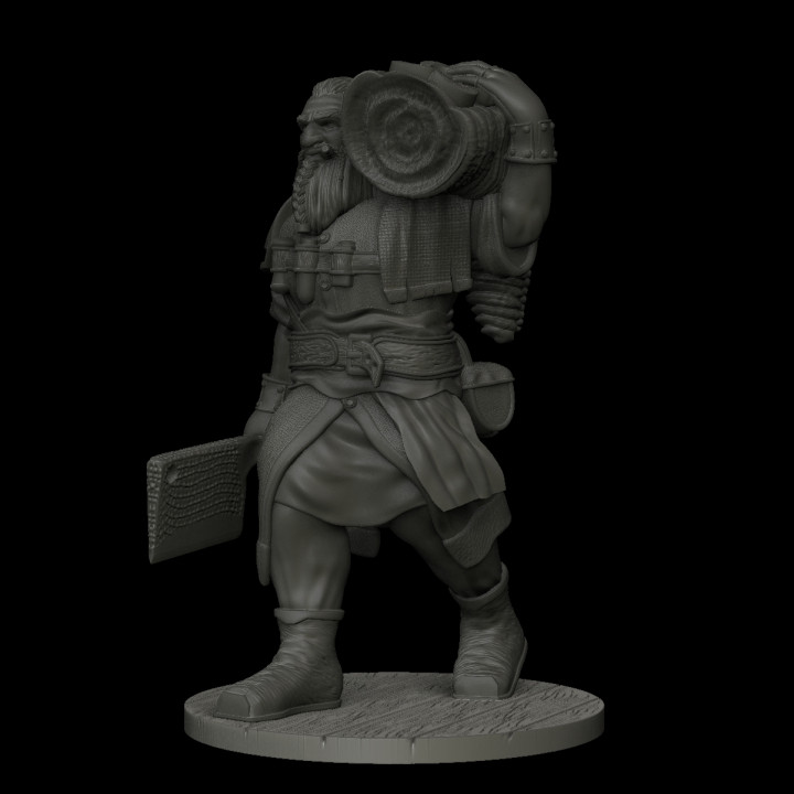 3D Printable Dwarven Dungeon Butcher by Marzbar-the-Creator