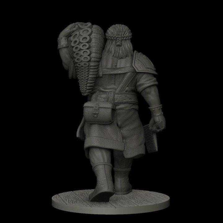 3D Printable Dwarven Dungeon Butcher by Marzbar-the-Creator