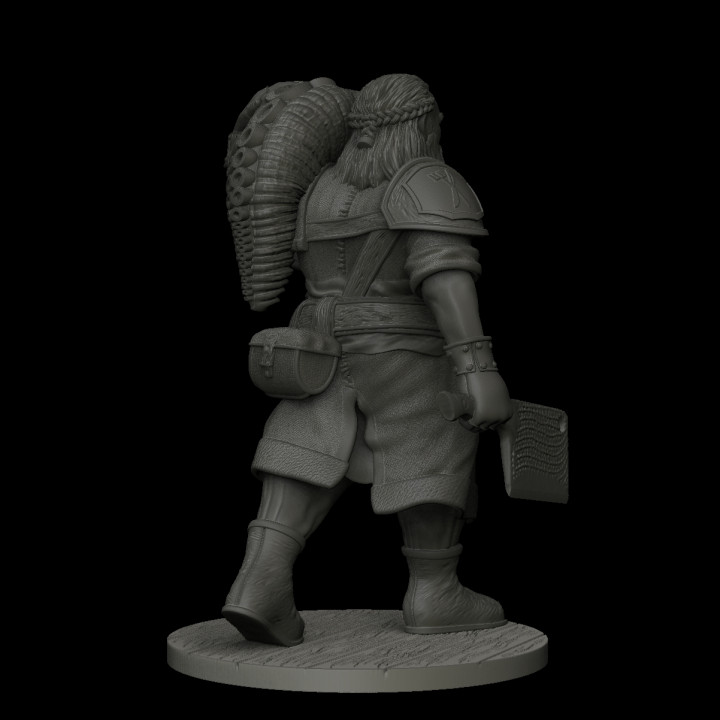 3D Printable Dwarven Dungeon Butcher by Marzbar-the-Creator