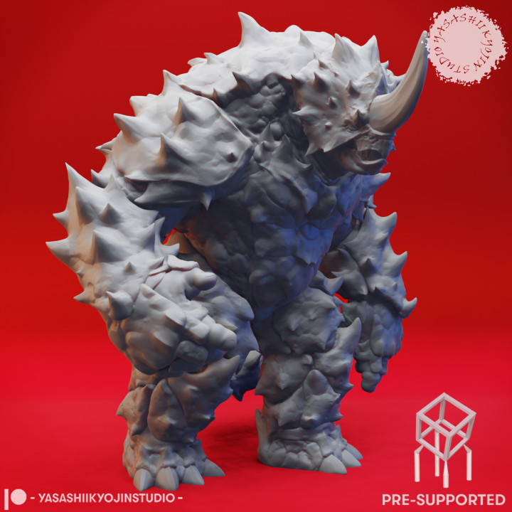 3D Printable Braxat - Tabletop Miniature (Pre-Supported) by Yasashii Kyojin Studio