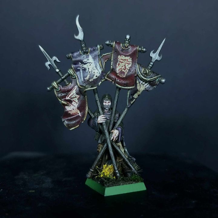 3D Printable Old World Banner Herald by Tagged Events