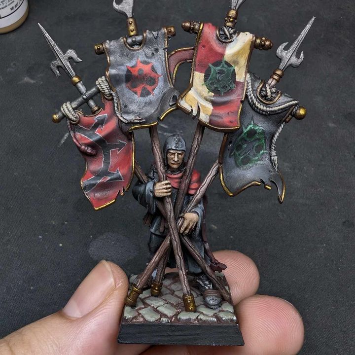 3D Printable Old World Banner Herald by Tagged Events