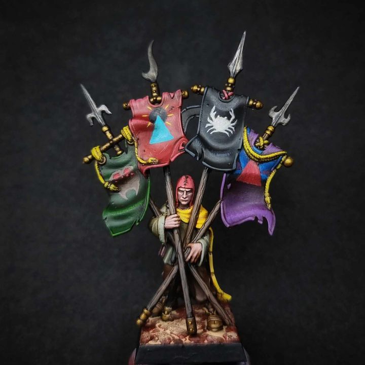 3D Printable Old World Banner Herald by Tagged Events