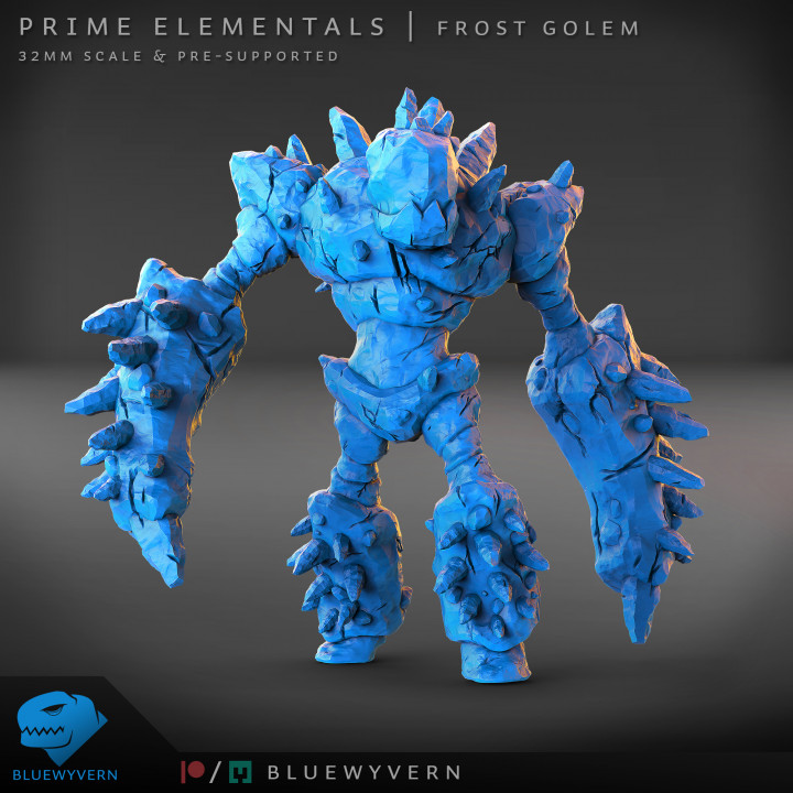 3D Printable Prime Elementals - Complete Set A by BlueWyvern