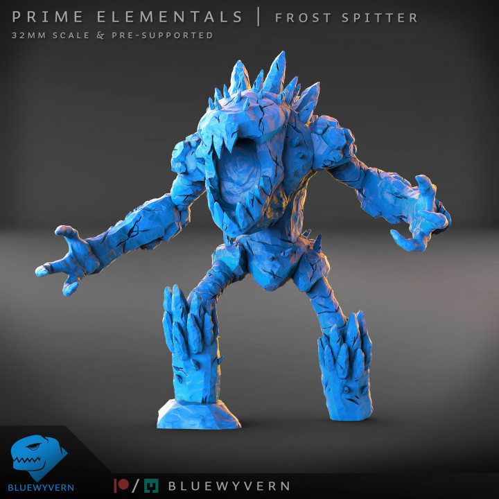 3D Printable Prime Elementals - Complete Set A by BlueWyvern
