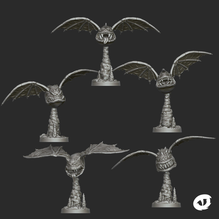 3D Printable Bat Monsters by Insight Miniatures