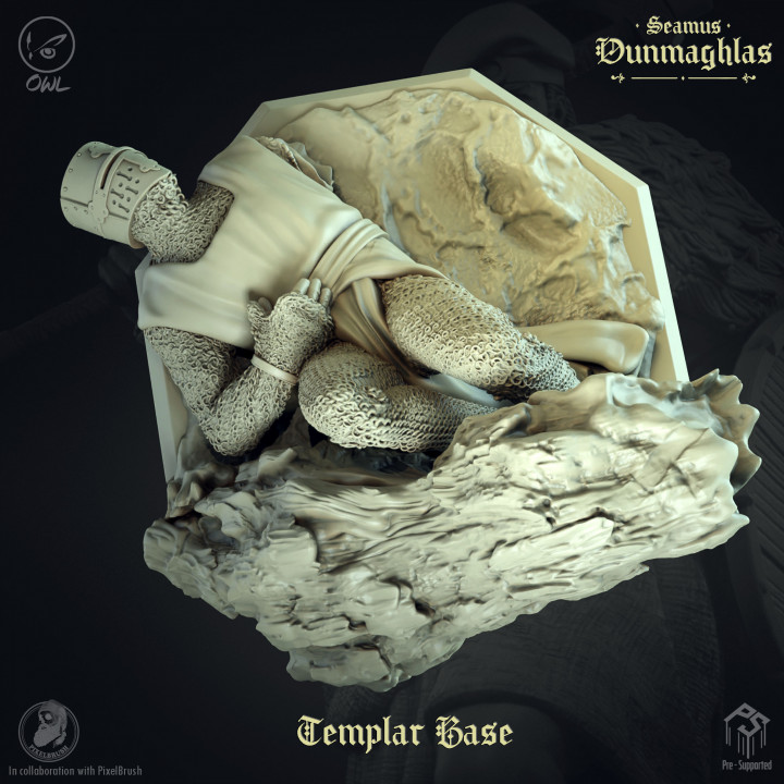 3D Printable Templar Base by Owl