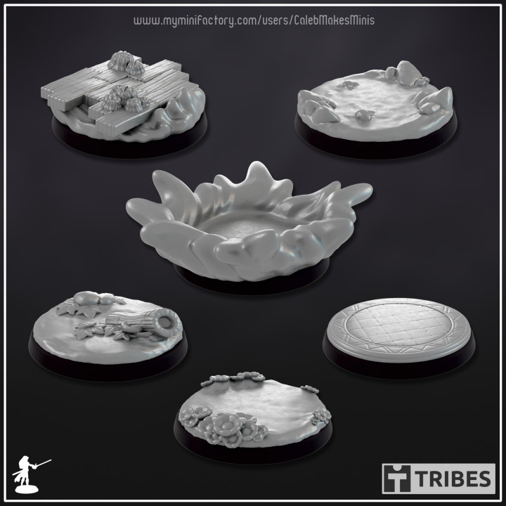 3D Printable Adventuring Party [PRE-SUPPORTED] | Base Set by Caleb ...