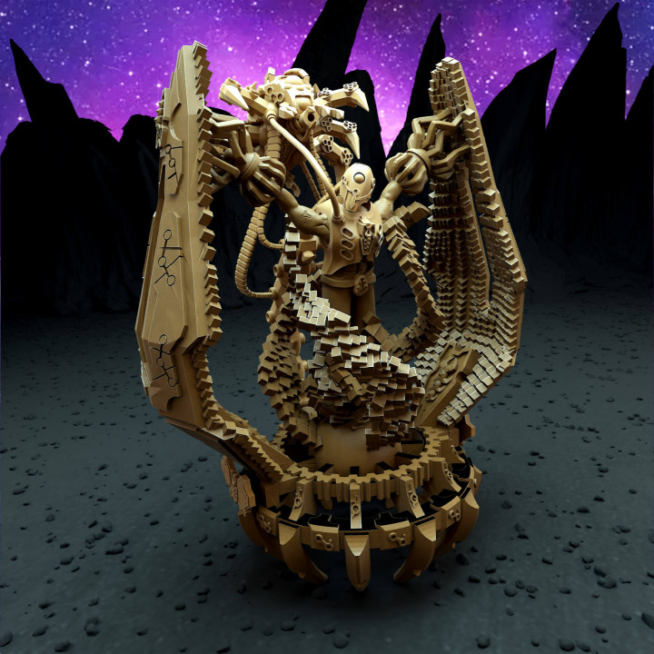 3D Printable Chained transcendent star god (Eternal Dynasty) by Lex Addams