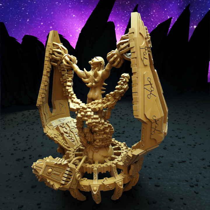 3D Printable Chained transcendent star god (Eternal Dynasty) by Lex Addams