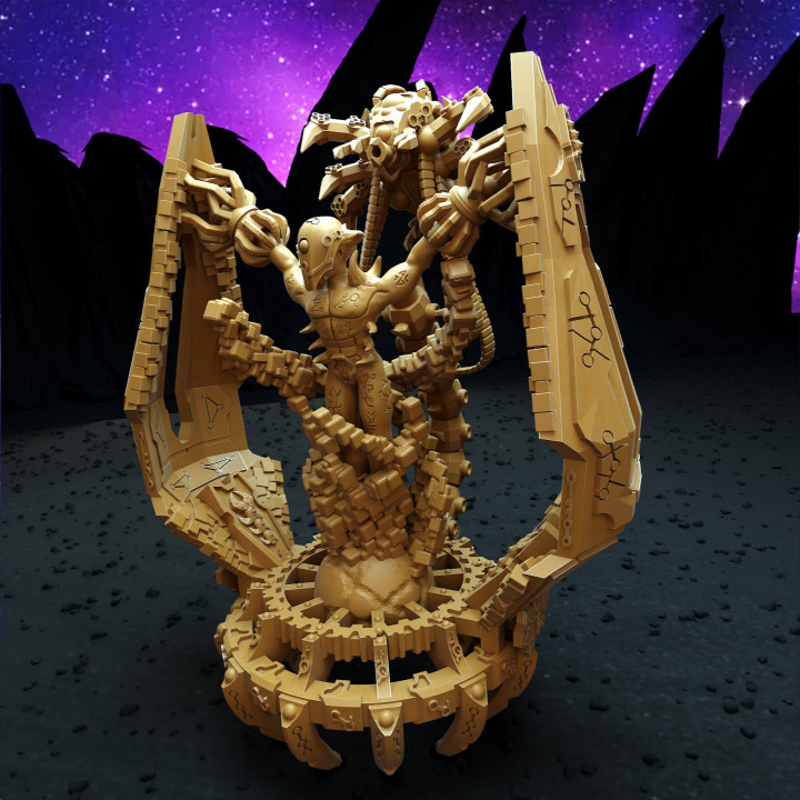 3D Printable Chained transcendent star god (Eternal Dynasty) by Lex Addams