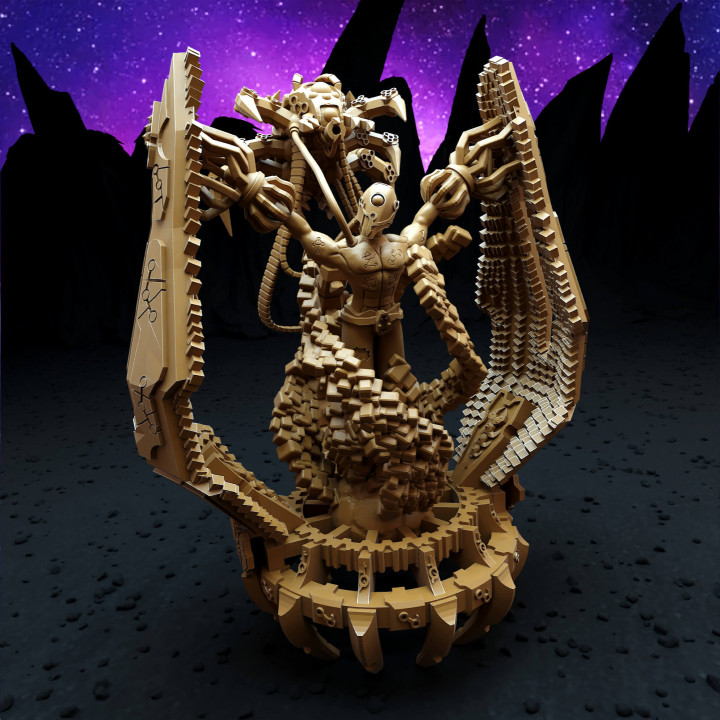 3D Printable Chained transcendent star god (Eternal Dynasty) by Lex Addams