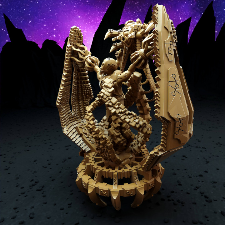 3D Printable Chained transcendent star god (Eternal Dynasty) by Lex Addams