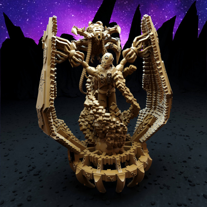 3D Printable Chained transcendent star god (Eternal Dynasty) by Lex Addams