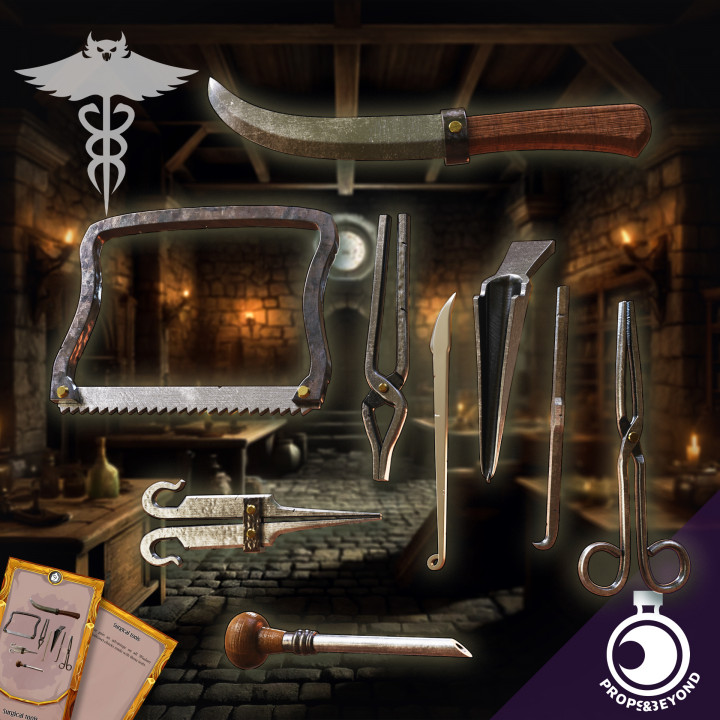 3D Printable May 2024 Prop Drop - Monster Clinic by Props&Beyond