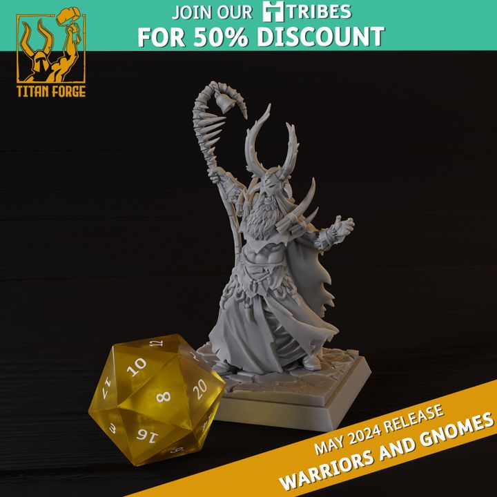 3D Printable Titan Forge Miniatures - 2024 - May - Warriors and Gnomes ...