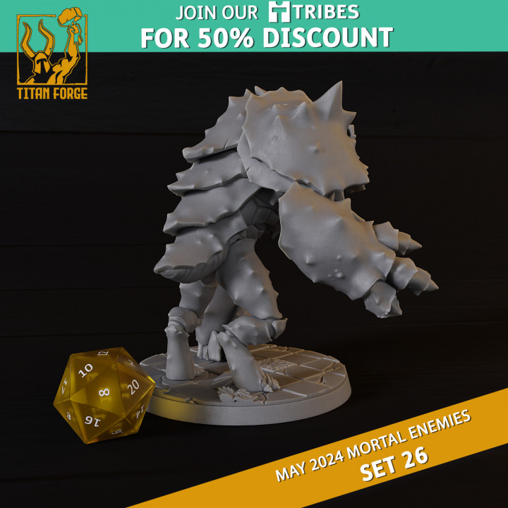 3D Printable RPG - Monsters DnD 5e - Mortal Enemies Set 26 by Titan ...
