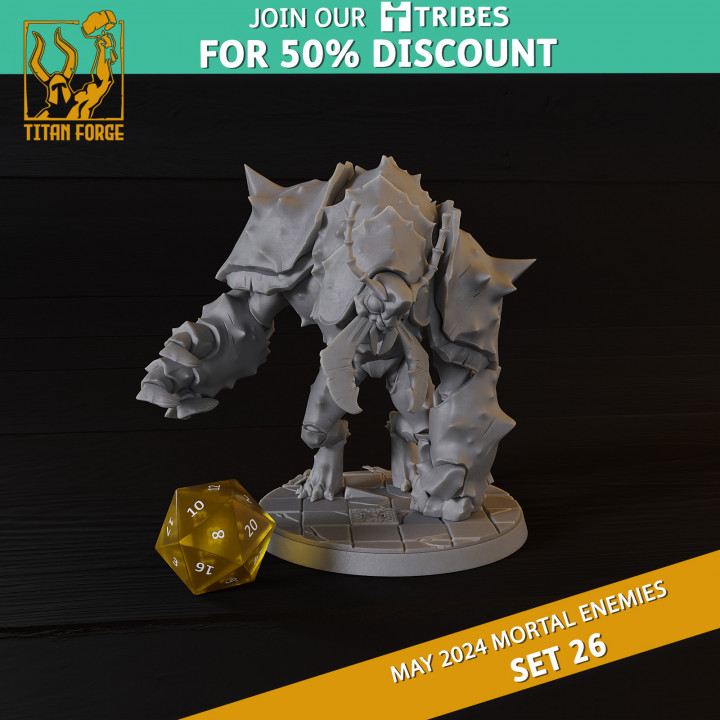 3D Printable RPG - Monsters DnD 5e - Mortal Enemies Set 26 by Titan ...