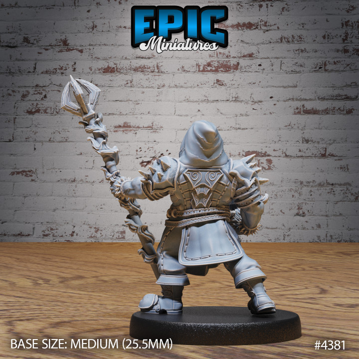 3D Printable Dwarf Adventurer Warlock / Dwarfen Warrior / Mysterious ...