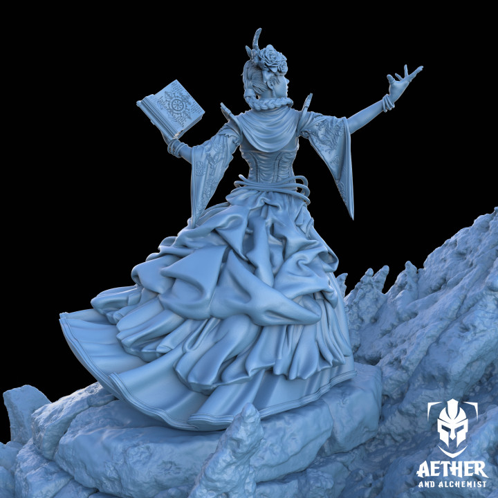 3D Printable Elysia the Magi by Aether and Alchemist