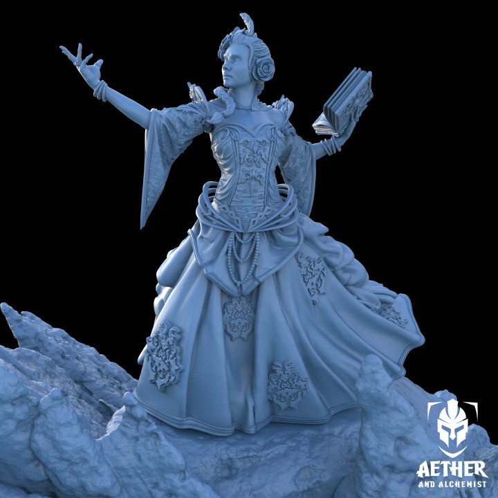 3D Printable Elysia the Magi by Aether and Alchemist