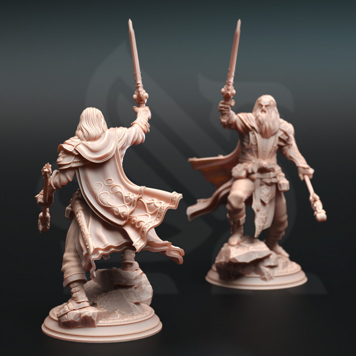3D Printable Evocation Master Wizard - Artemis of Canos by DM Stash