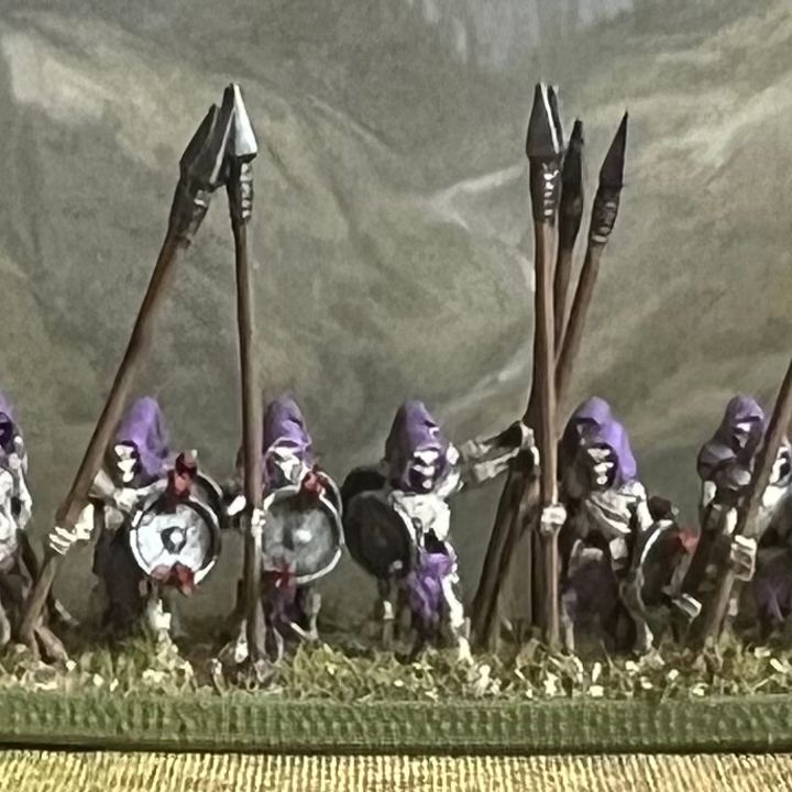3D Printable Undead Spear Infantry - Mighty Epic Wars by Mighty Epic Wars