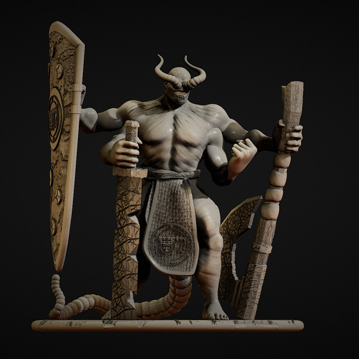 3D Printable Bathin - The Great Duke of Hell by Lazy Bear