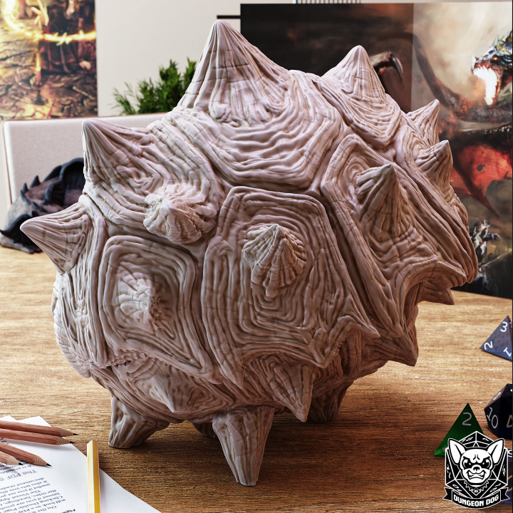 3D Printable Turtle Shell Bowl (Dicebowl) by Dungeon Dog