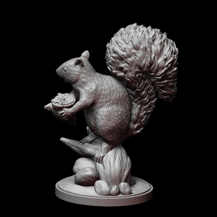 3D Printable Giant Squirrel by Studio Fantasms