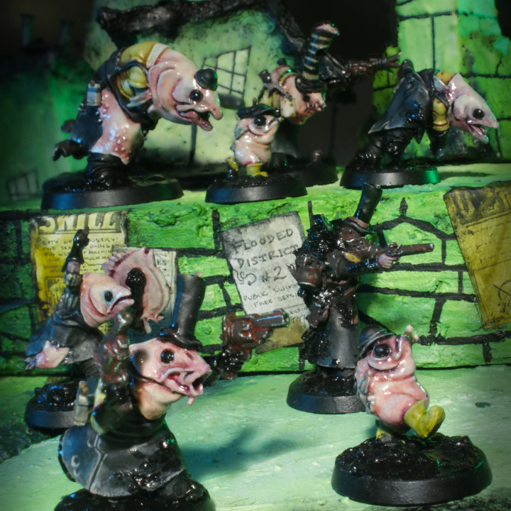 3D Printable Turnip28 Swill: The Pfishmonger Guild by Turnip28